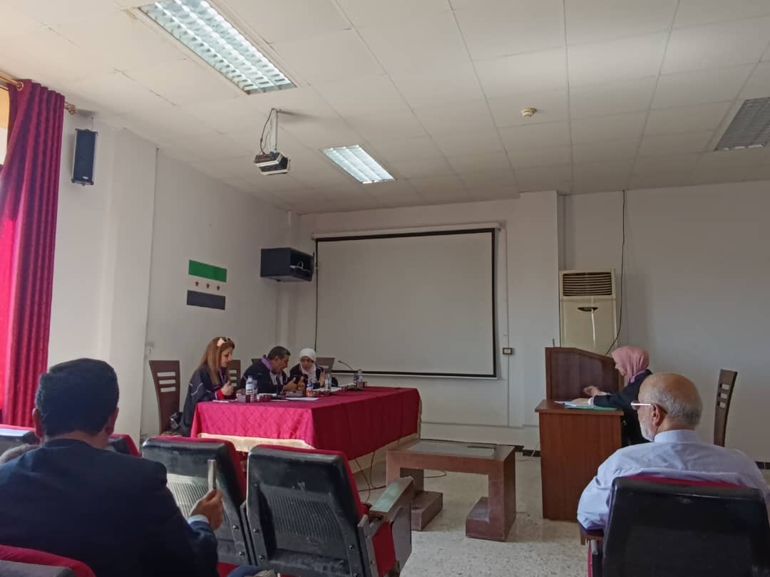 Awarding researcher Baria Nabhan Al-Dakr a master's degree in childhood ...