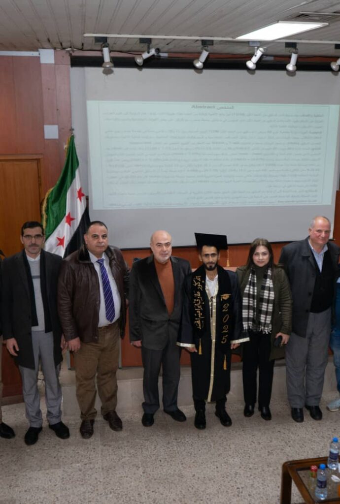 Awarding researcher Tarek Al-Muhammed a master's degree in medicine ...