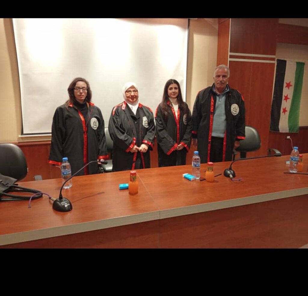 Awarding researcher Hala Al-Abbas a master's degree in informatics ...